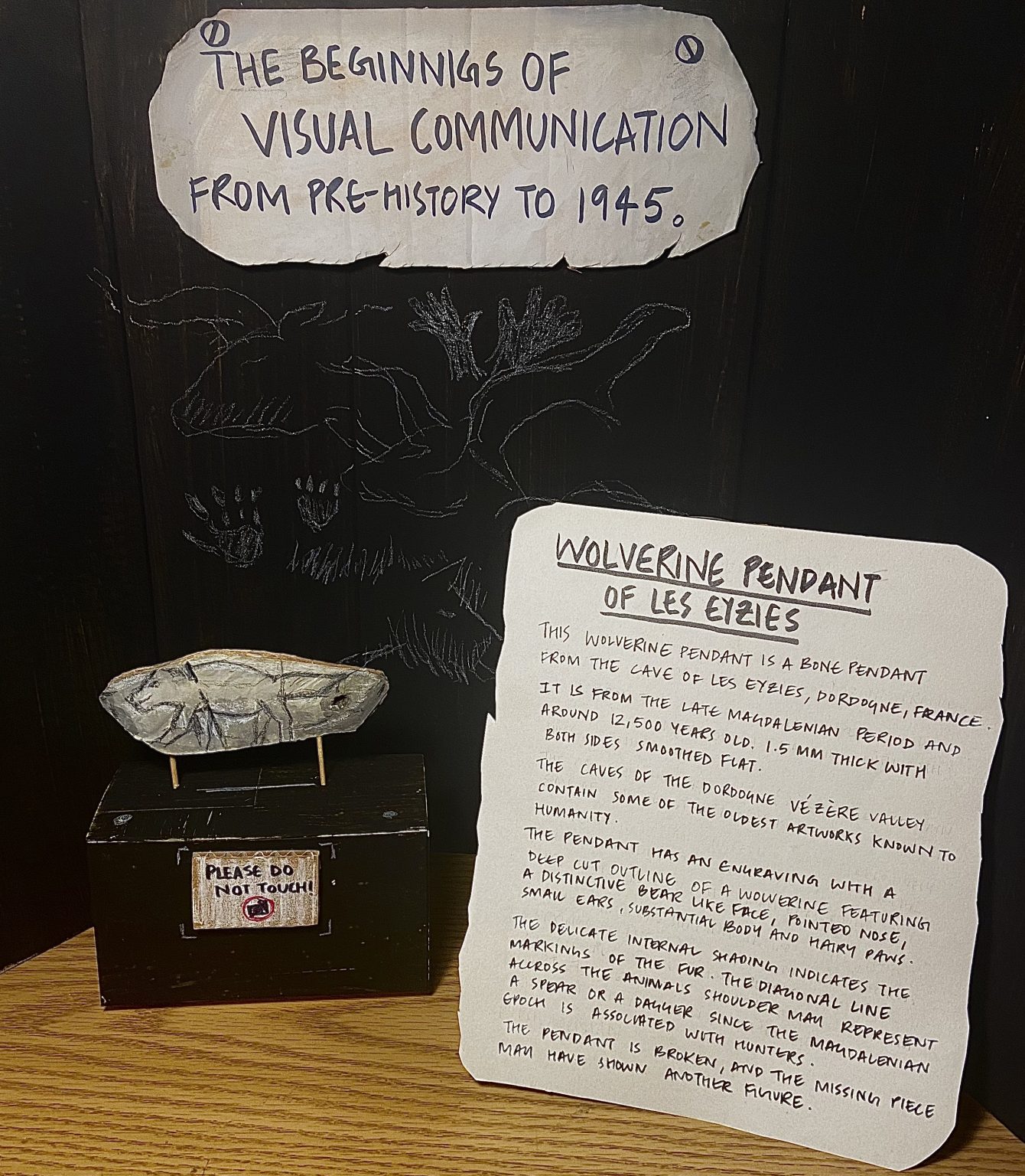 Historical Artifact – Wolverine pendant of Les Eyzies – Ananya Eriyat