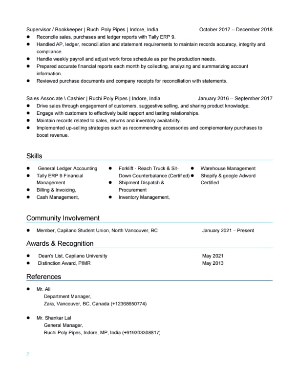 Resume – Rohit Kumar Ramchandani