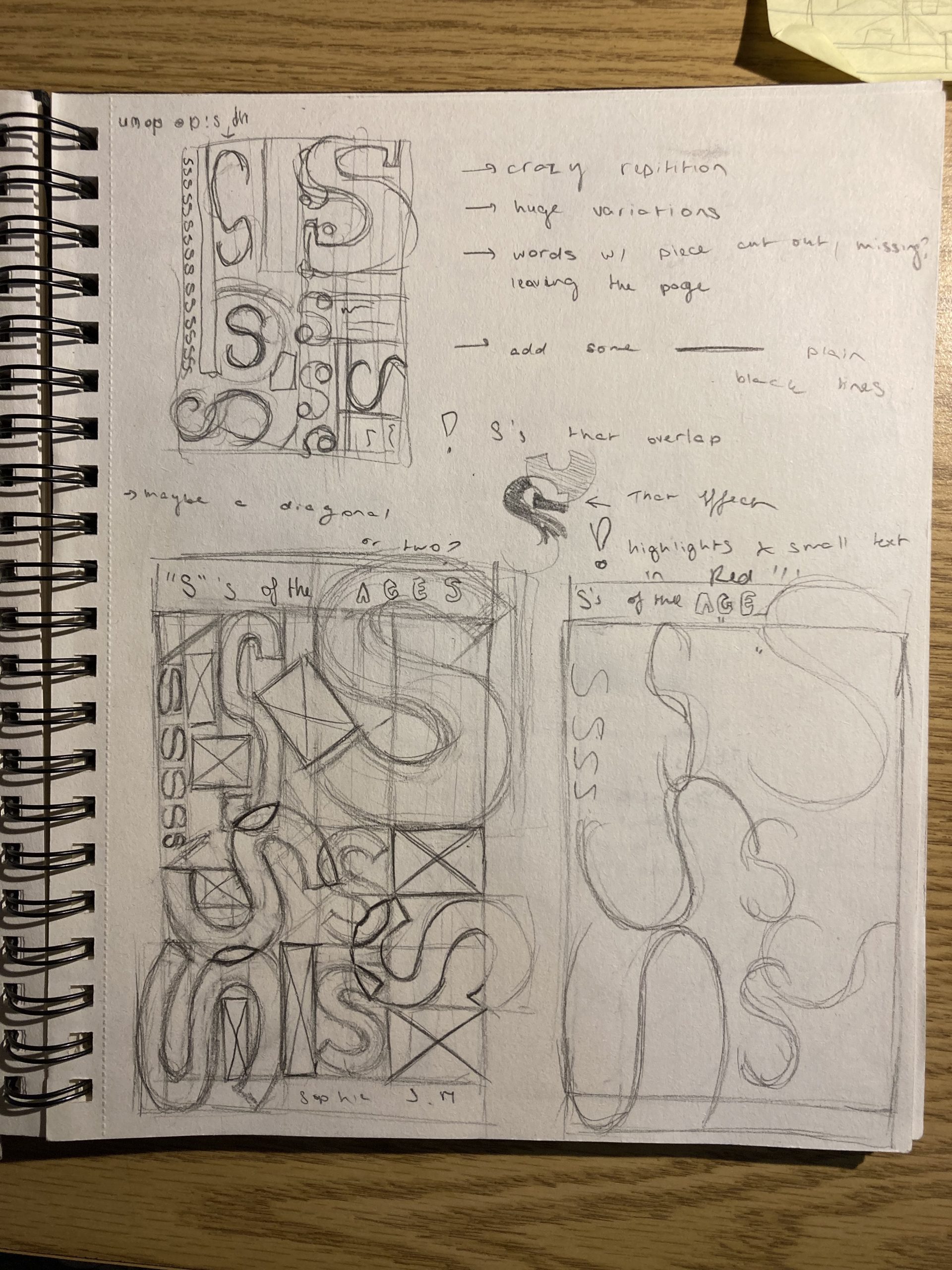 Type identification poster – Sophia Spanos McGill